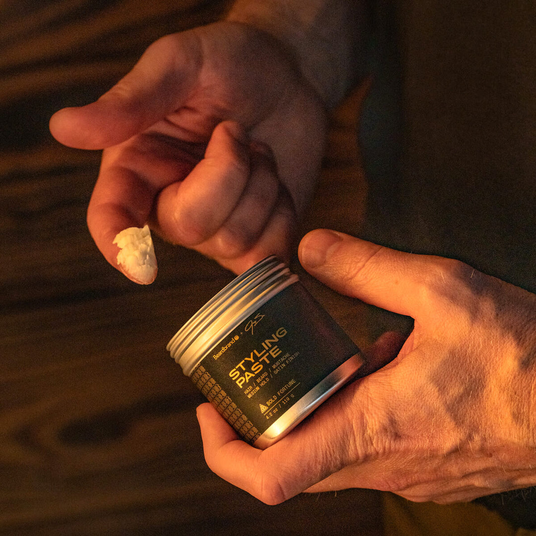 Beardbrand Styling Paste | Medium Hold, Satin Finish