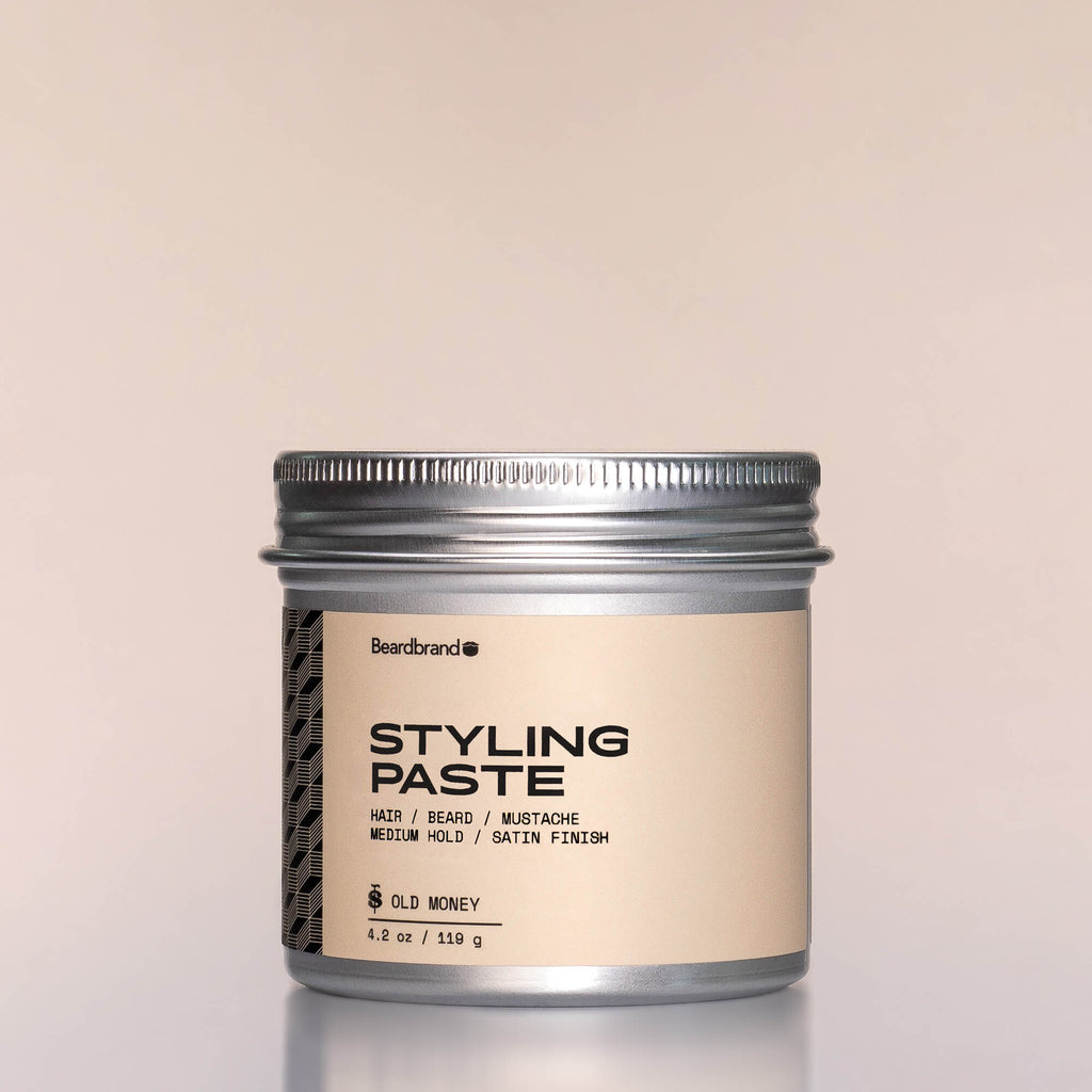 Beardbrand Styling Paste | Medium Hold, Satin Finish