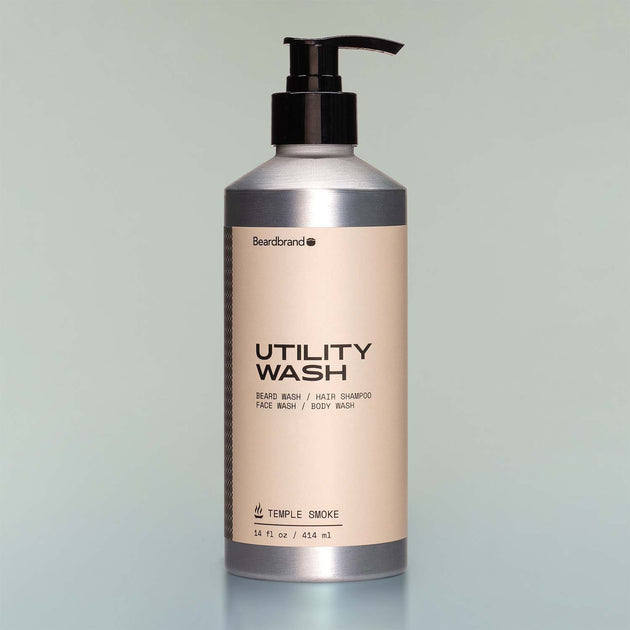 Temple Smoke Utility Beard Wash, Shampoo, Body Wash, and Face Wash ...